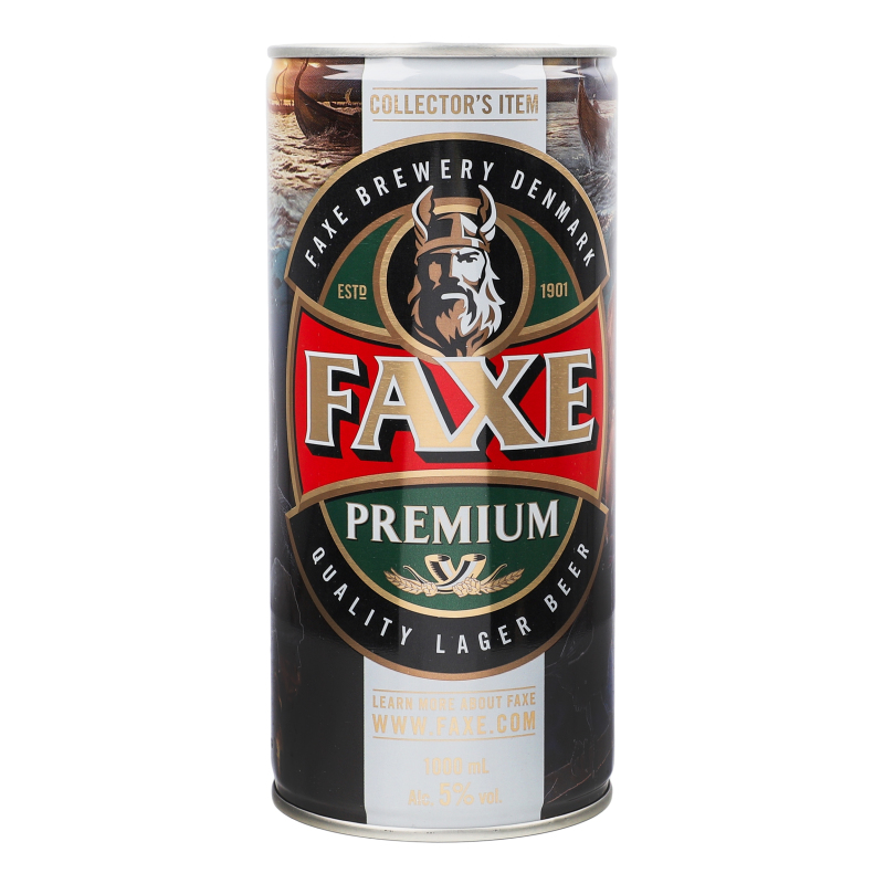 Пиво Faxe Premium з/б 1л х12 Faxe 5741000107829: купить в интернет ...