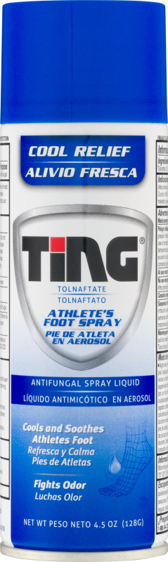 Ting Athlete's Foot Spray Antifungal Spray Liquid Cool Relief, Ting Pie ...