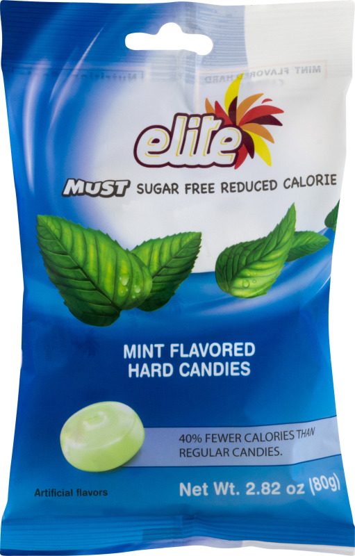 Elite Must Sugar Free Hard Candies Mint Flavored Elite(815871010580 ...