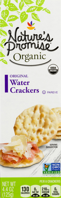 Nature's Promise Organic Water Crackers Original Nature's Promise ...