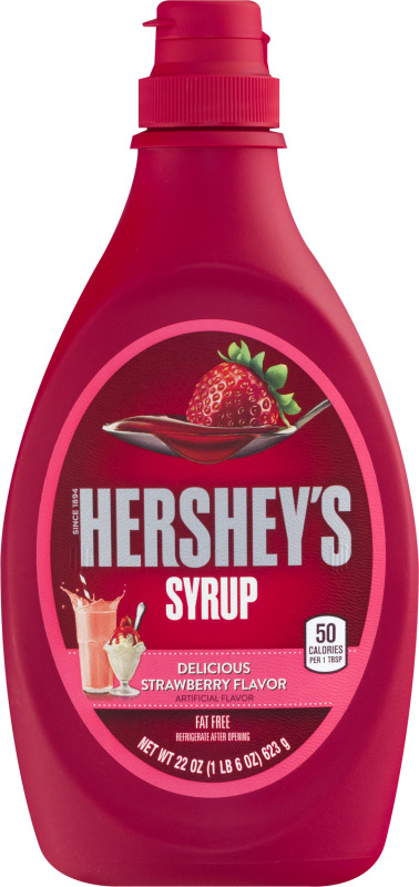 HERSHEY'S Strawberry Flavored Syrup, 22-Ounce Bottle Hershey's ...