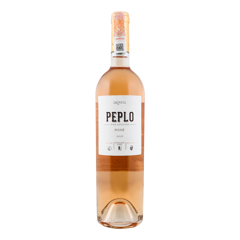 Вино 0.75л 13% розовое сухое Peplo Rose Domaine Skouras бут Domaine ...