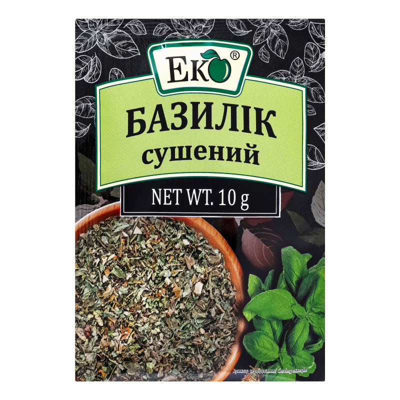 Базилик сушеный Еко м/у 10г Еко(4820001172768): купить в интернет ...