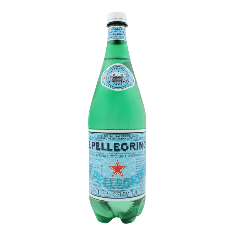 Вода минеральная газированная S.Pellegrino п/бут 1л S.Pellegrino ...