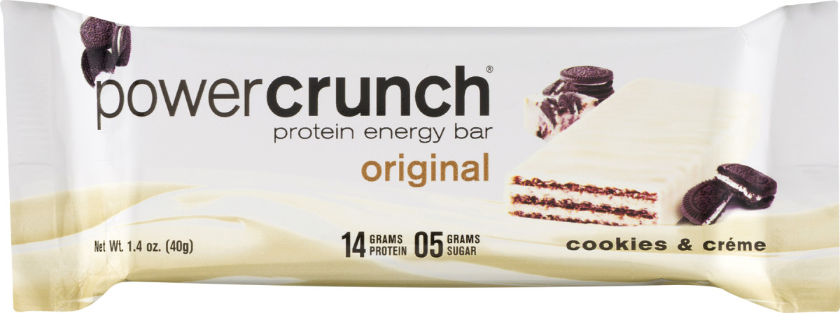 Power Crunch Protein Energy Bar Original Cookies & Creme Power Crunch ...
