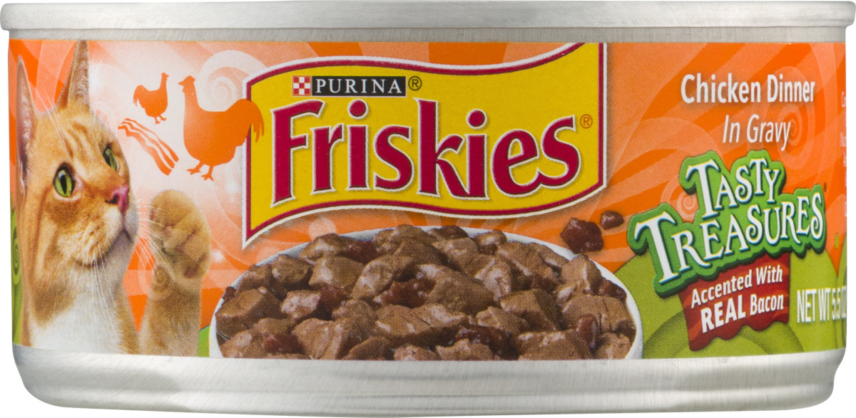 Purina Friskies Tasty Treasures Chicken Dinner in Gravy Friskies ...