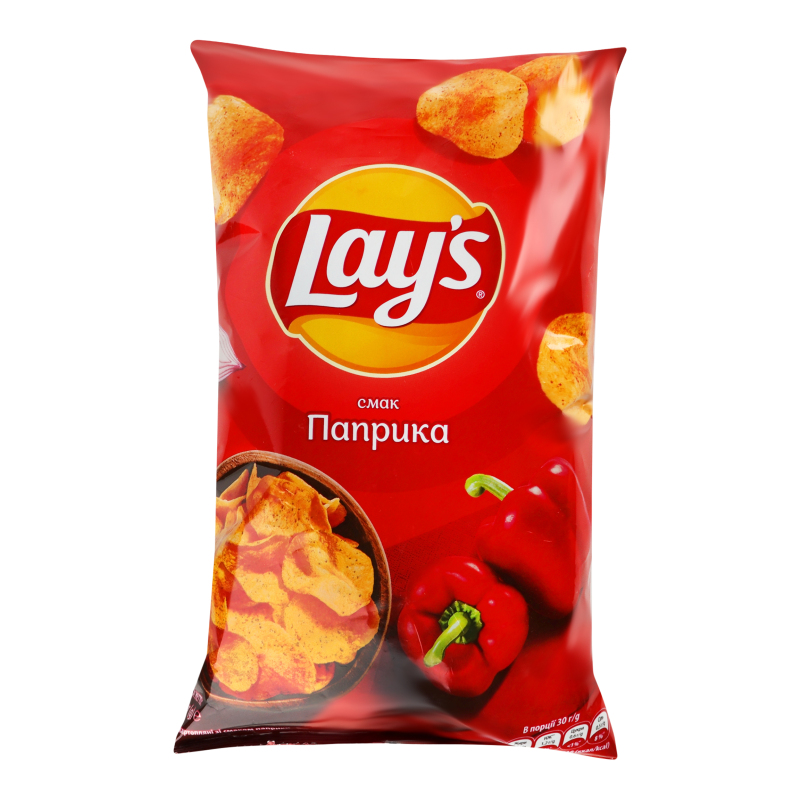 Чипсы картофельные Паприка Lay's м/у 120г Lays(4823063125451): купить в ...