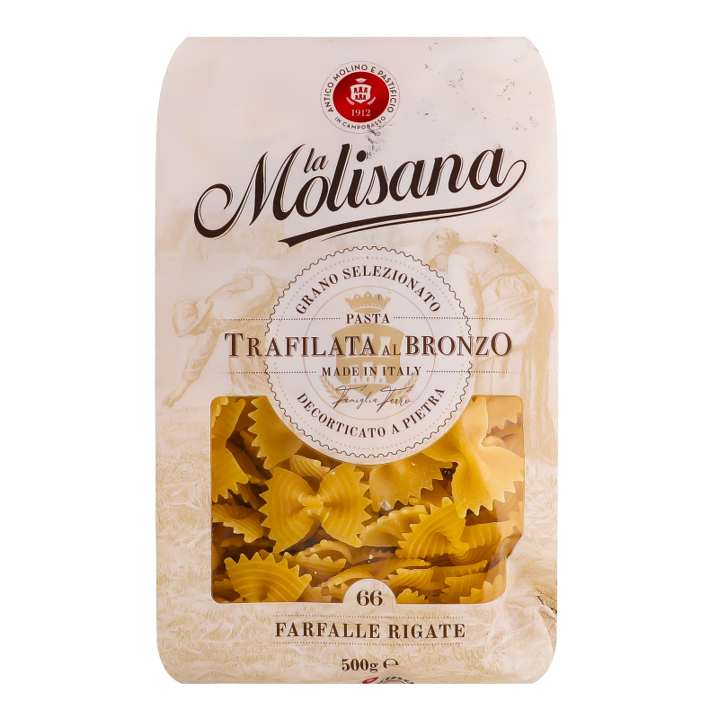 Изделия макаронные Farfalle rigate №66 La Molisana м/у 500г La Molisana(18004690106607): купить ...