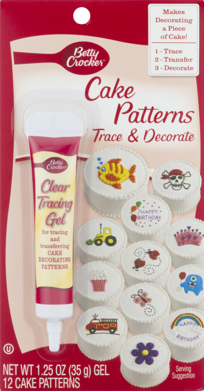 Betty Crocker Cake Patterns Trace & Decorate Kit Betty Crocker ...