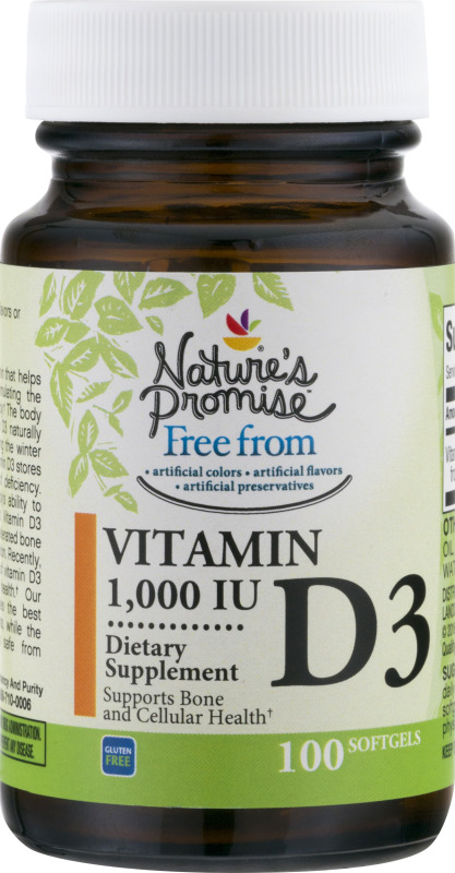 Nature's Promise Vitamin D3 - 100 CT Nature's Promise(41520089052 ...