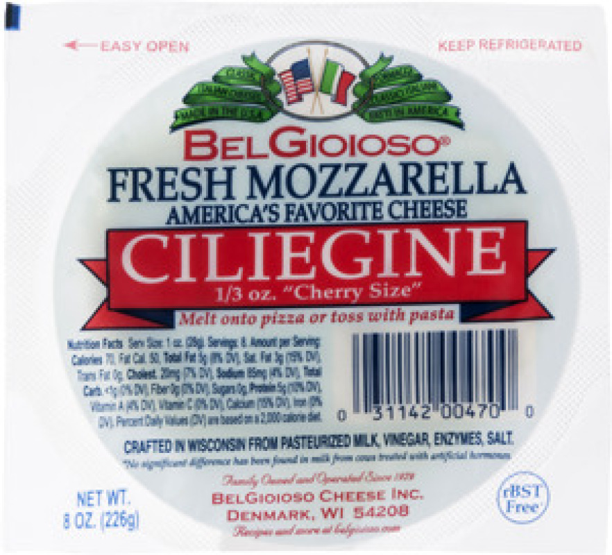 BelGioioso Mozzarella Ciliegine Fresh BelGioioso(31142004700 ...