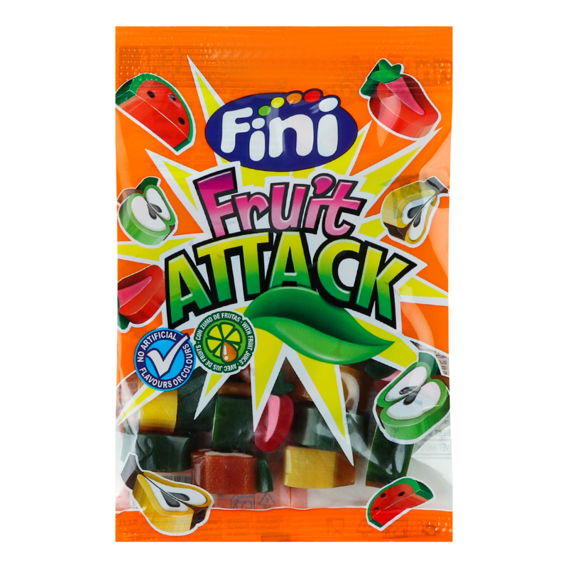 Конфеты желейные Fruit Attack Fini м/у 90г Fini(68410525234295): купить в интернет магазинах ...
