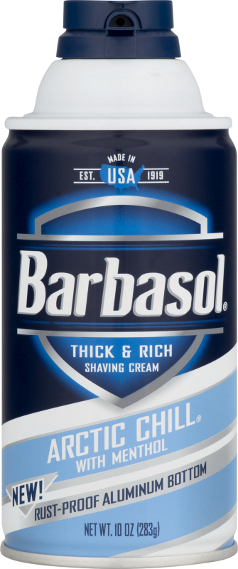 Barbasol Thick & Rich Shaving Cream Arctic Chill With Menthol Barbasol ...