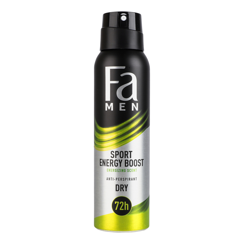 Антиперспирант Energizing Scent Sport Energy Boost Dry Men Fa 150мл Fa ...