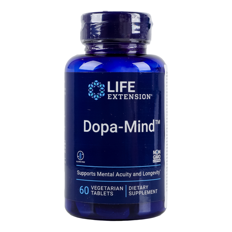 Добавка диетическая вегетарианские таблетки Dopa-mind Life Extension 60шт Life Extension ...