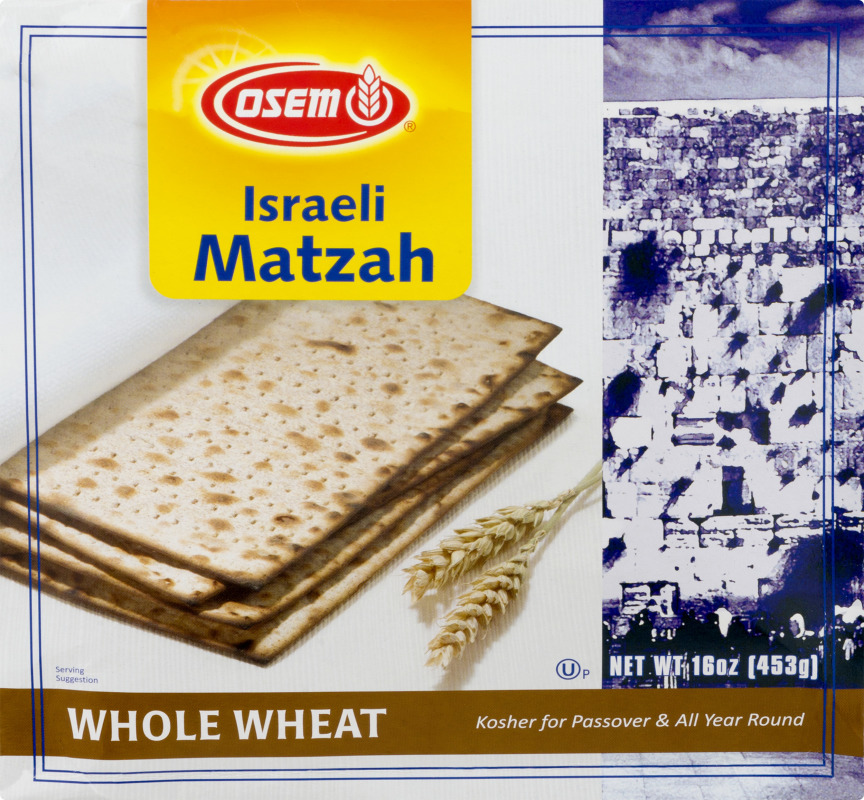 Osem Israeli Matzah Whole Wheat Osem(76937990011): customers reviews ...
