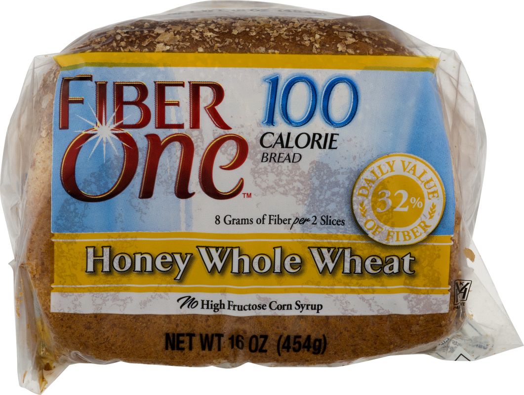 Fiber One 100 Calorie Bread Honey Whole Wheat Fiber One(835841005101 ...
