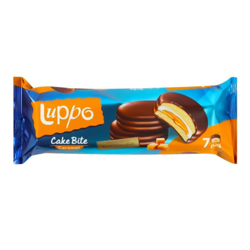 Кекс з маршмеллоу та карамельною начинкою у молочному шоколаді Caramel ...