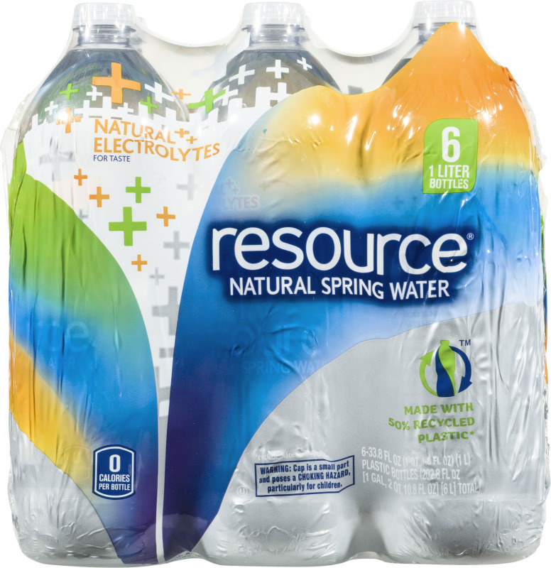 Resource Natural Spring Water - 6 CT Resource(68274833427): customers ...
