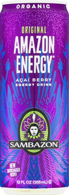 Sambazon Organic Original Amazon Energy Acai Berry Energy Drink ...