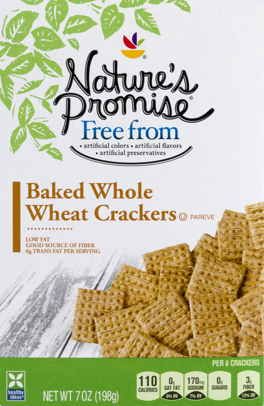 Nature's Promise Baked Crackers Whole Wheat Nature's Promise ...