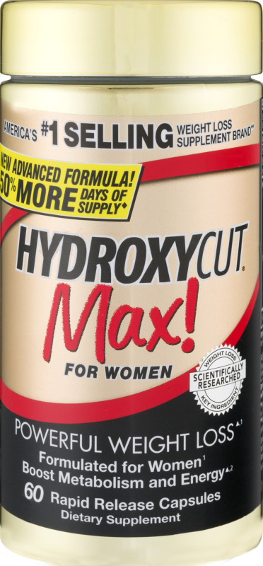 Hydroxycut Max! For Women Powerful Weight Loss Rapid Release Capsules ...