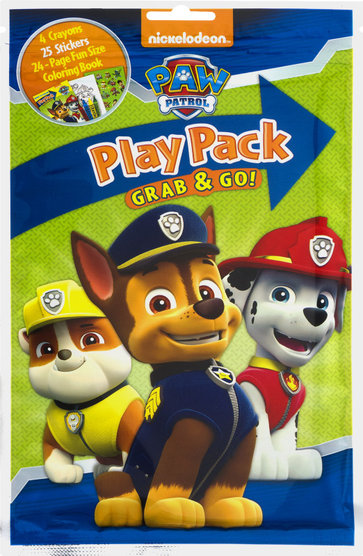 Nickelodeon Paw Patrol Play Pack Grab & Go Nickelodeon(805219179291 ...