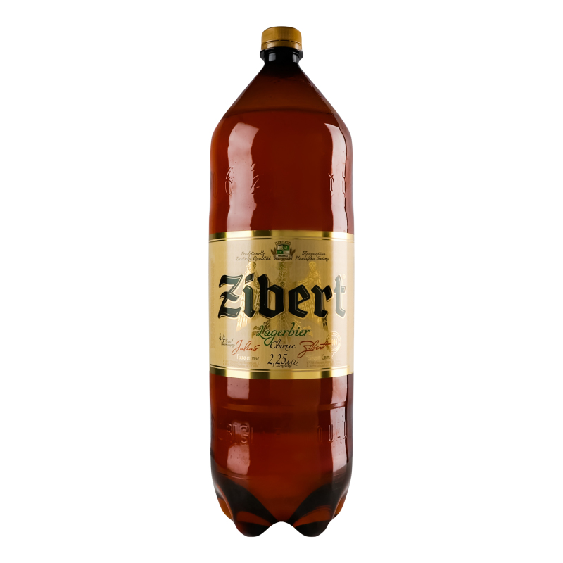 Пиво 2.25л 4.4% светлое пастеризованное Lagerbier Zibert п/бут Zibert ...