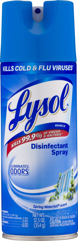 Lysol Disinfectant Spray Spring Waterfall Scent Lysol(19200028455 ...