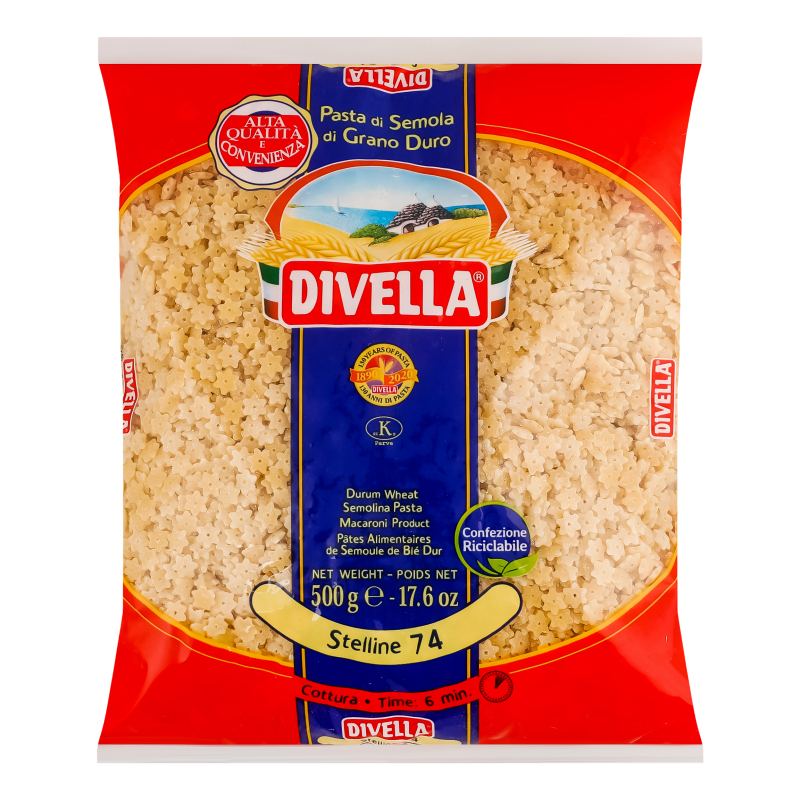 Макароны Divella Stelline 500г Divella(18005121000747): купить в ...
