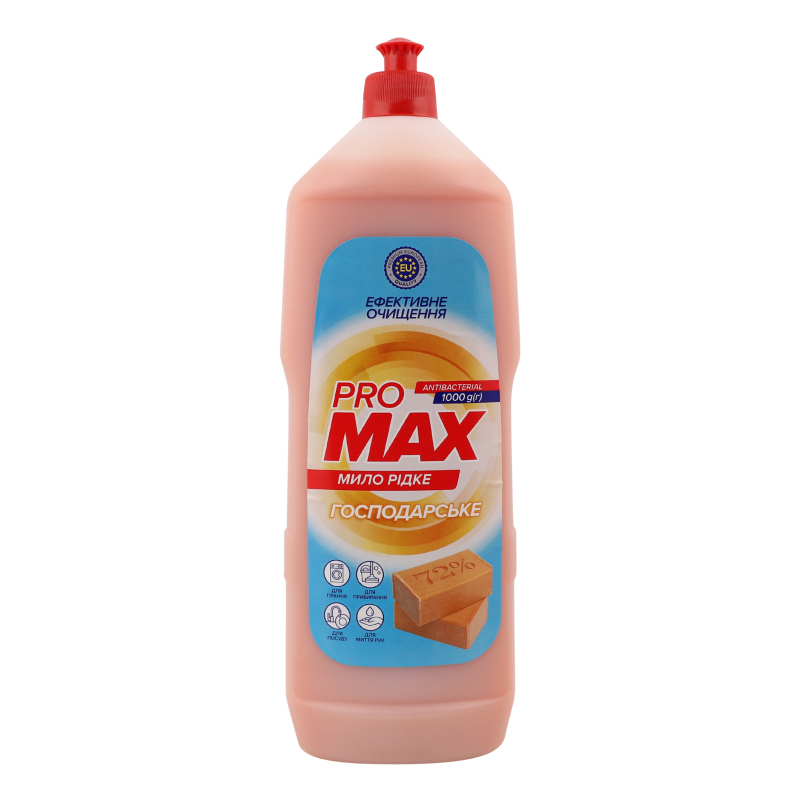 Мило рідке господарське 72% 1000г Pro Max(14820191762418): купить в ...