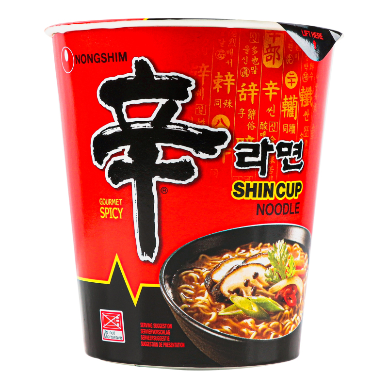 Лапша быстрого приготовления Shin Cup Nongshim ст 68г Nongshim ...