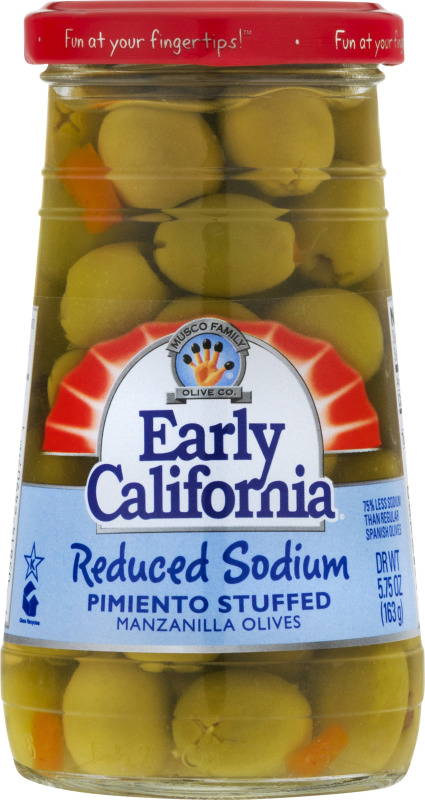 Musco Family Early California Reduced Sodium Pimento Stuffed Manzanilla ...