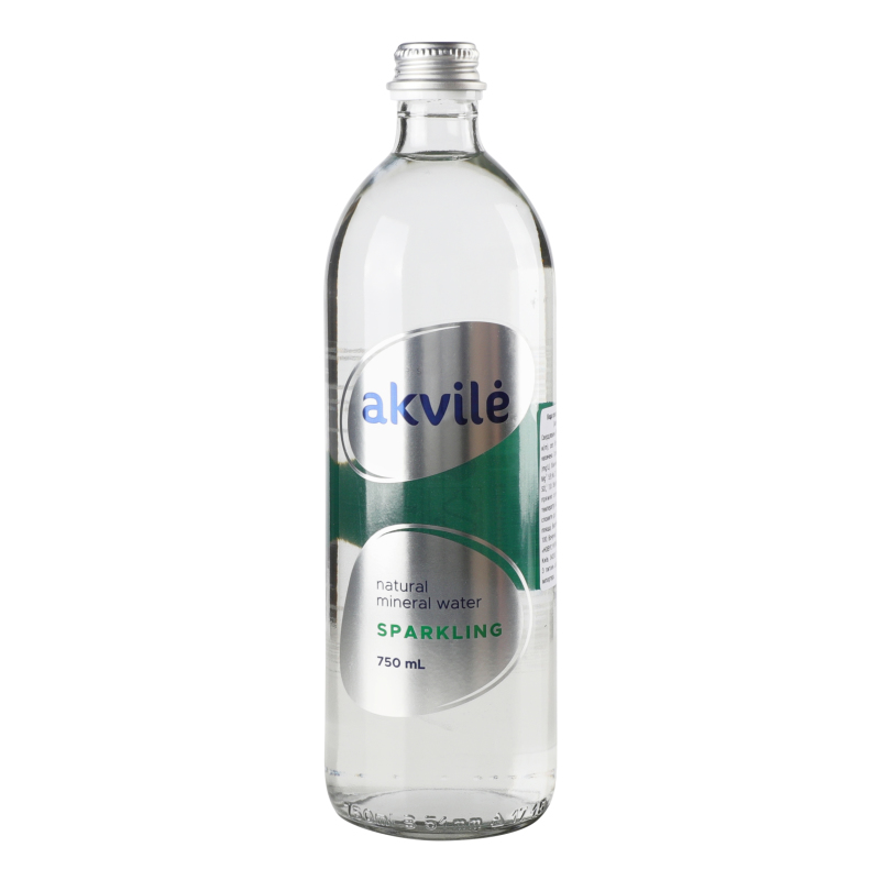 Вода минеральная слабогазированная Akvile с/бут 0.75л Akvile ...