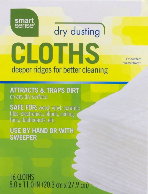 Smart Sense Dry Dusting Cloths - 16 CT Smart Sense(883967384211 ...