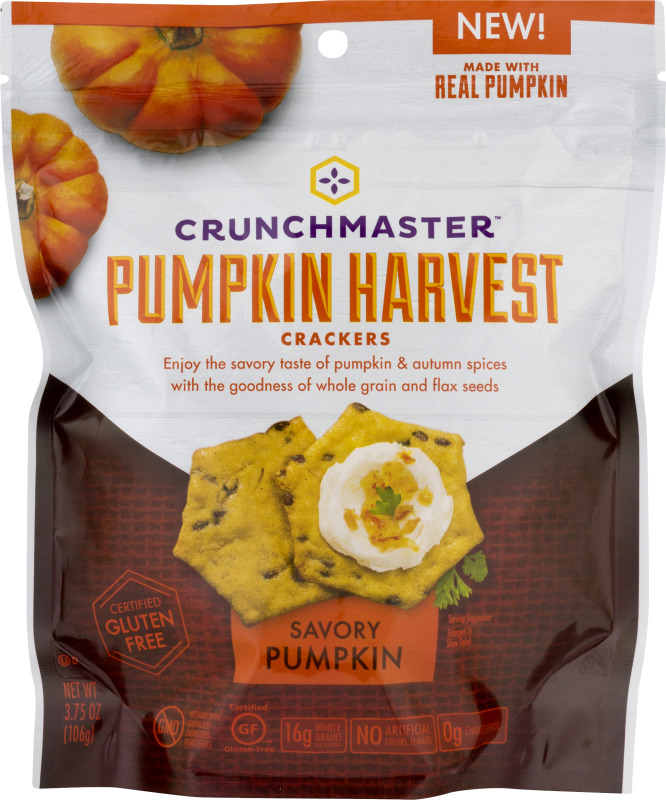 Crunchmaster Pumpkin Harvest Crackers Savory Pumpkin Crunchmaster ...