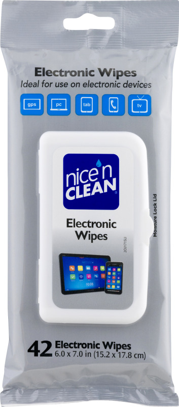 Nice 'n Clean Electronic Wipes - 42 CT Nice 'N Clean(74887696304 ...