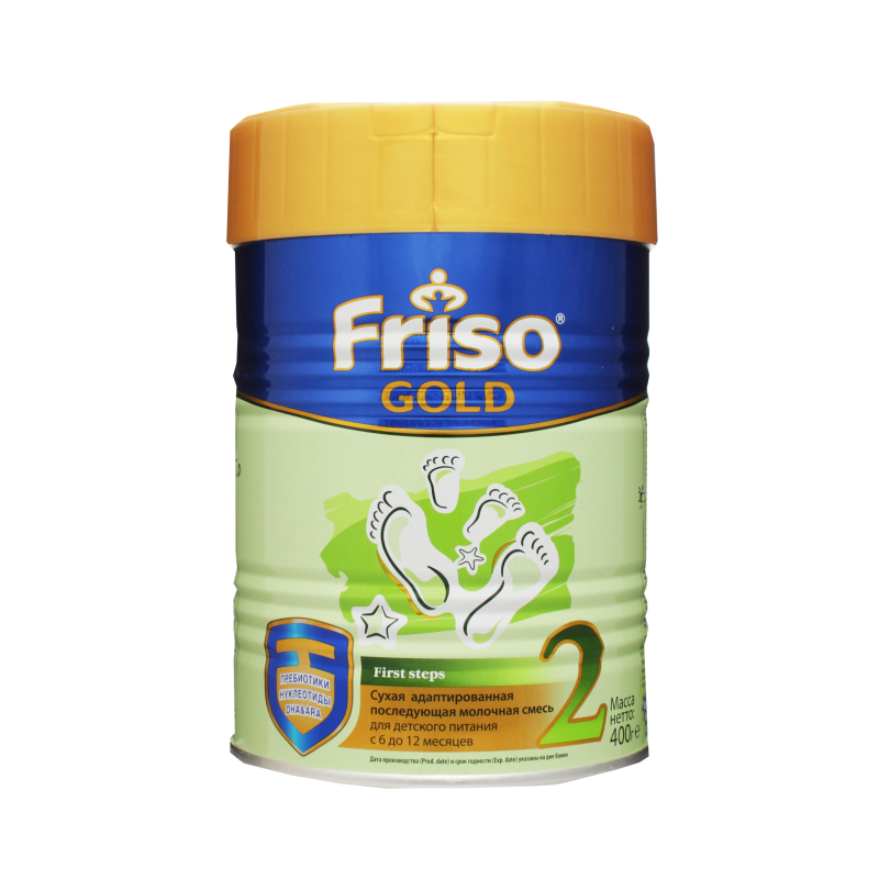 Смесь молочная сухая для детей 6-12мес 2 Gold Friso ж/б 400г Friso ...
