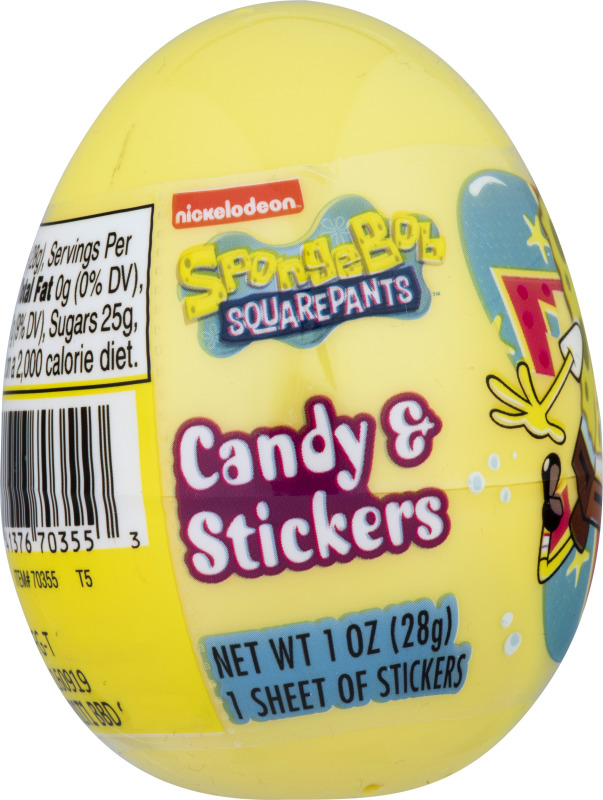 Nickelodeon SpongeBob SquarePants Candy & Stickers Nickelodeon ...