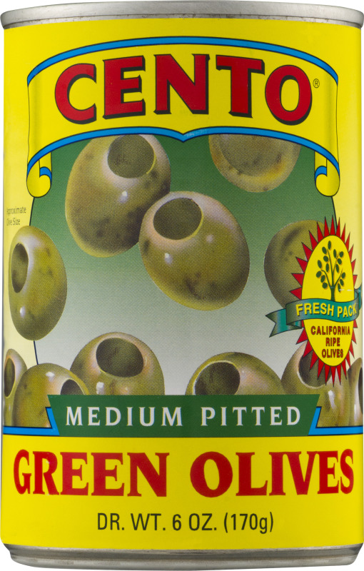 Cento Green Olives Medium Pitted Cento(70796600111): customers reviews ...