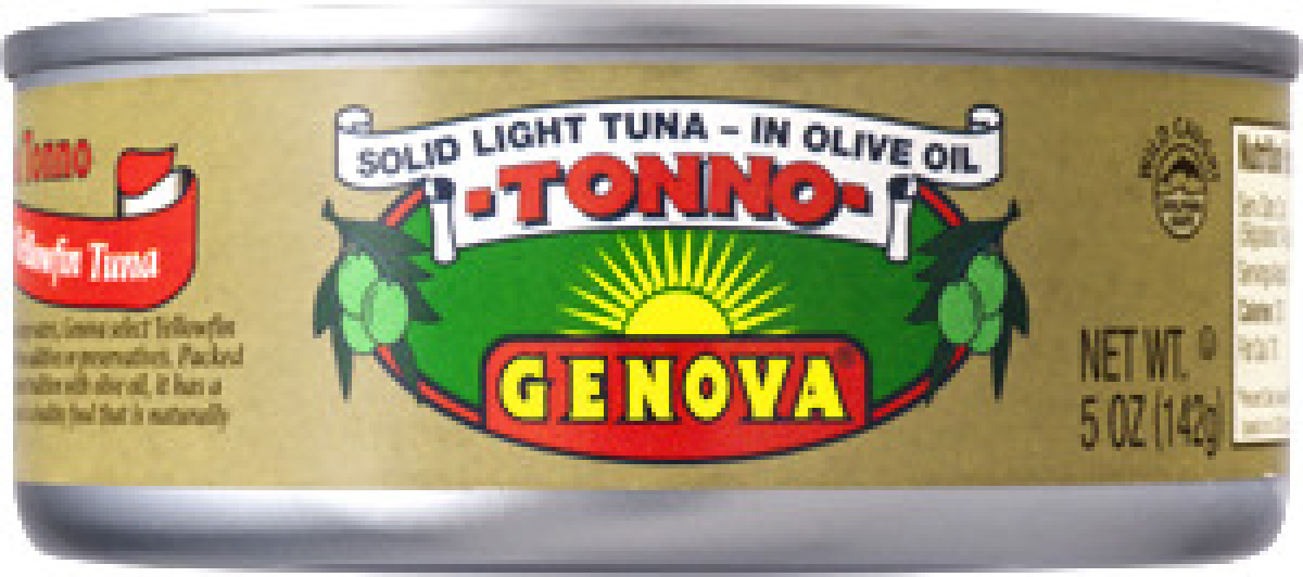 Genova Tonno Solid Light Tuna in Olive Oil Genova(48000132659 ...