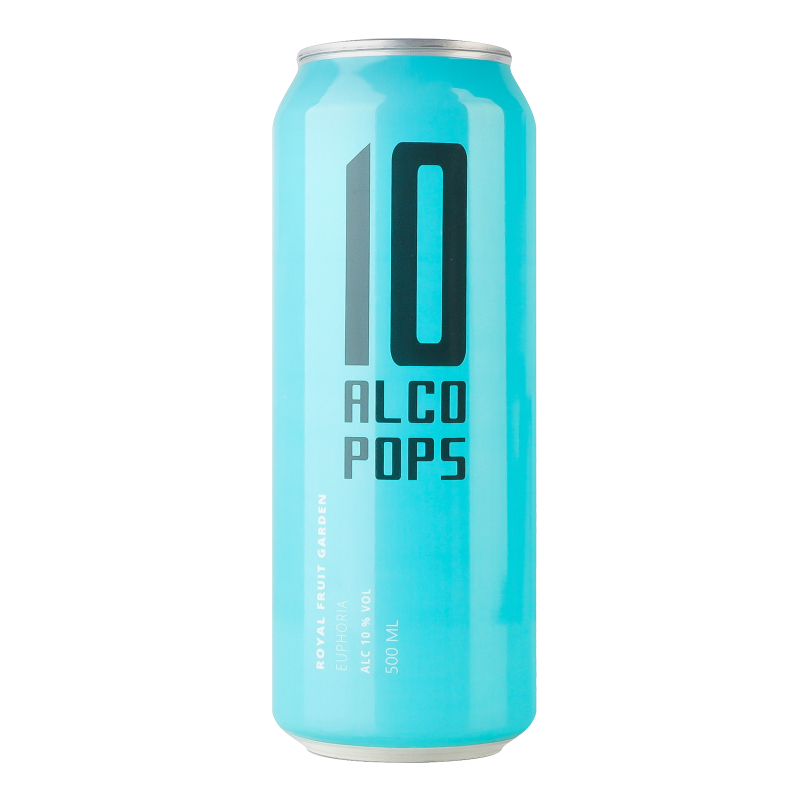 Напиток сброженный 500мл 10% газированный Эйфория 10 Alco Pops ж/б Alco ...
