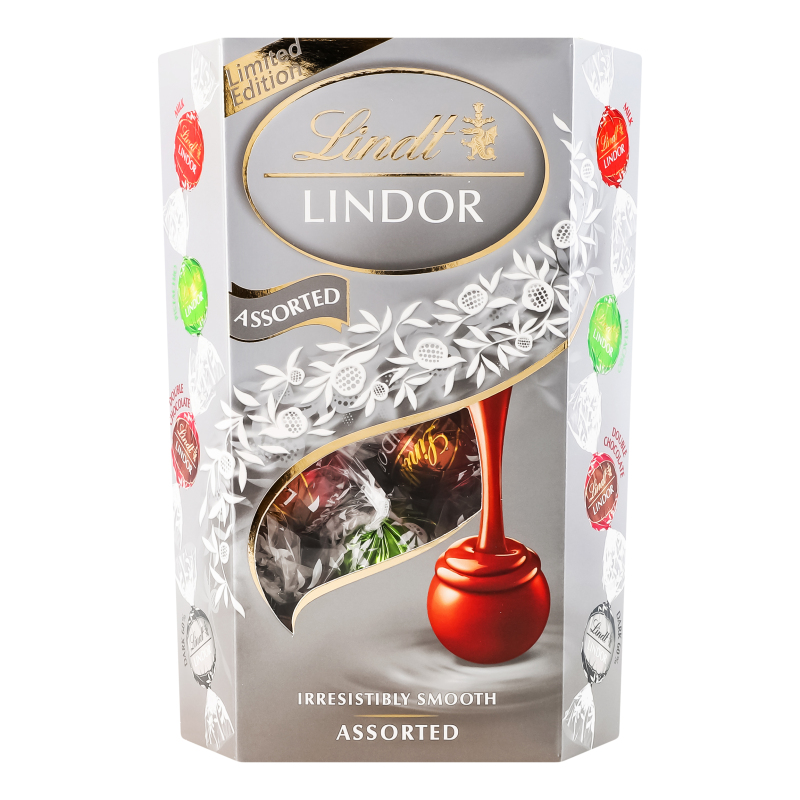 Конфеты Assorted Lindor Lindt к/у 200г Lindt(8003340602394): купить в ...