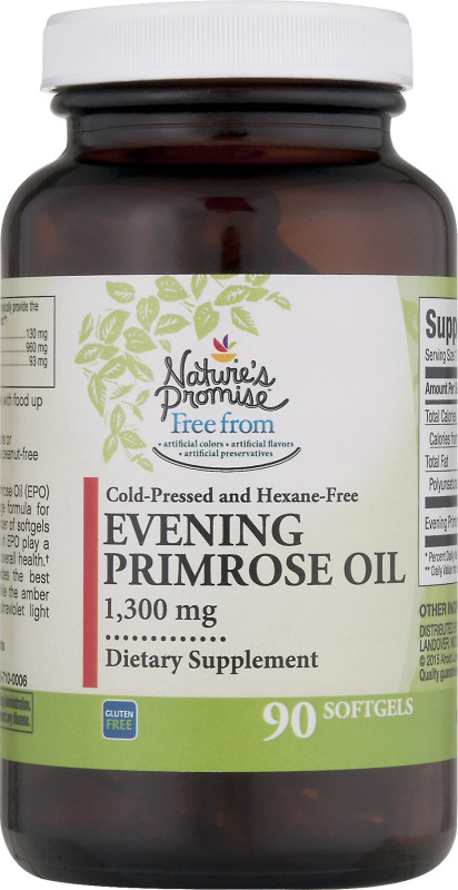 Nature's Promise 1,300mg Evening Primrose Oil - 90 CT Nature's Promise ...
