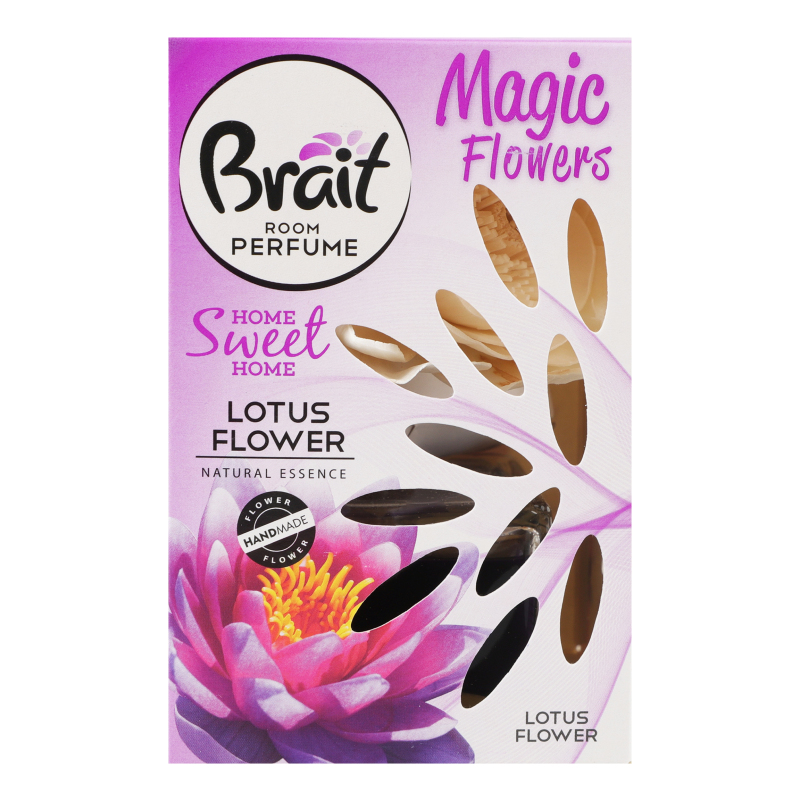 Освежитель воздуха декоративный Lotus flower Magic flowers Brait 75мл ...