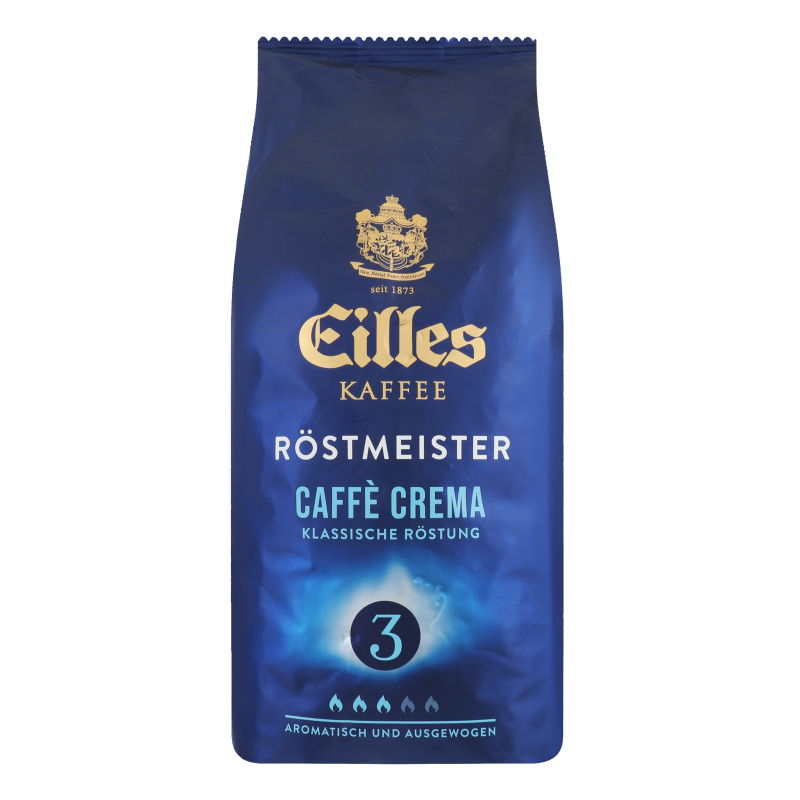 Кофе жареный в зернах Cafе Crema Eilles м/у 1кг Eilles(4006581020150 ...
