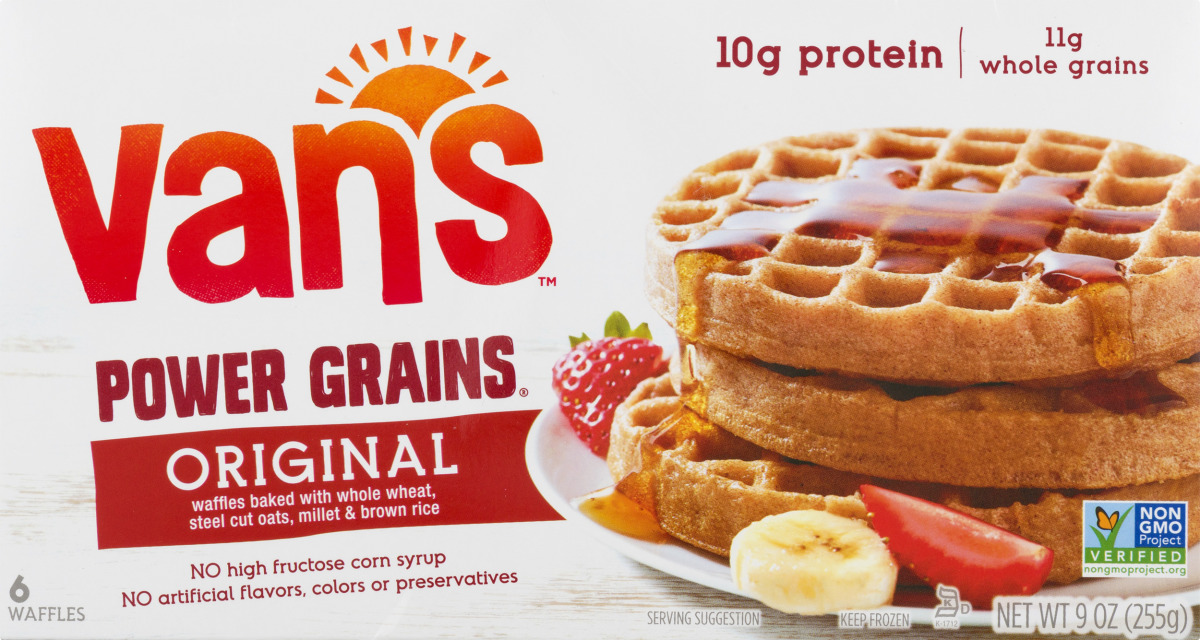 Van's Power Grains Waffles Totally Original - 6 CT Van's(89947302828 ...
