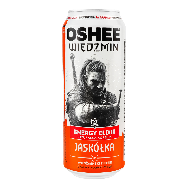 Напиток энергетический безалкогольный газированный Jaskolka Oshee ж/б 0 ...