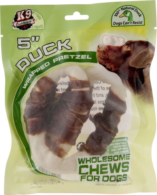K-9 Cookhouse Duck Wrapped Pretzel 5" K-9 Cookhouse(817855012160 ...