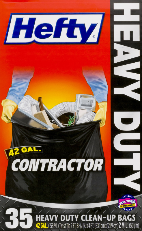 Hefty Heavy Duty Contractor Clean-Up Bags - 35 CT Hefty(13700242359 ...